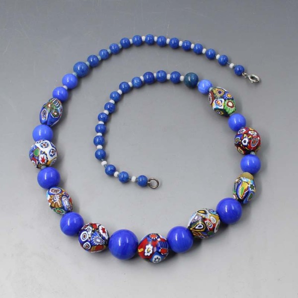 Venetian Blue Murano Glass Beads